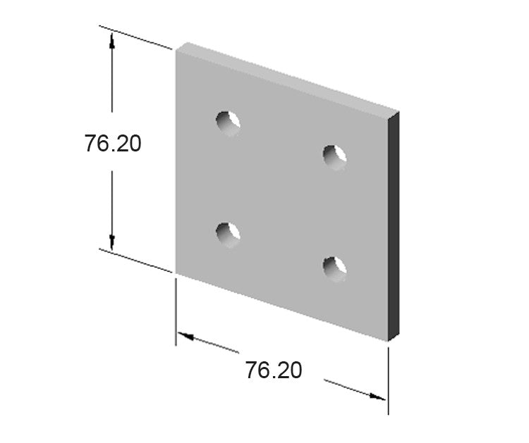 4 Hole Joining Plate – Faz-Store